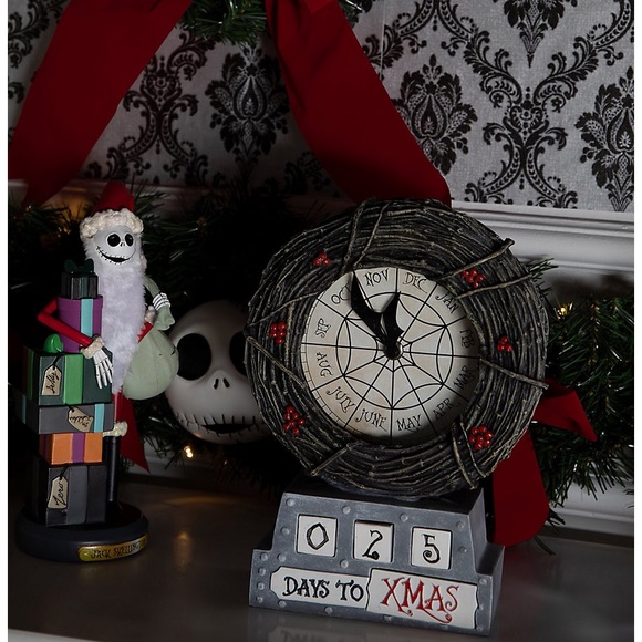 Disney | Accents | Nightmare Before Christmas Countdown Table Clock ...